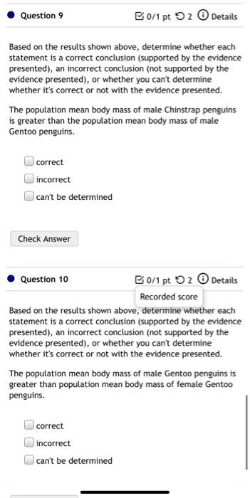Solved Question 7 B0/1 pt 2 Details Based on the results | Chegg.com