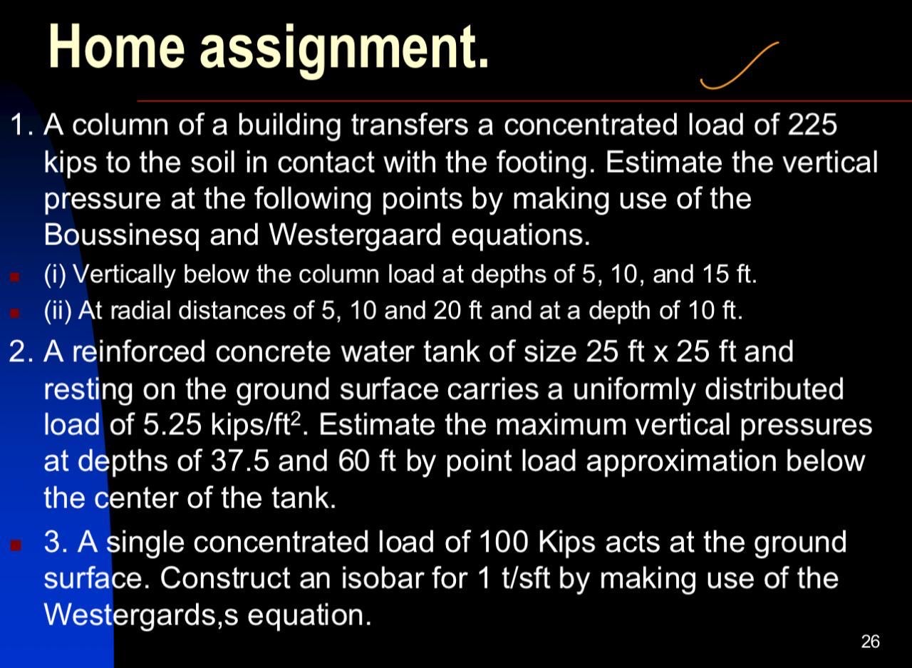 Solved Home assignment.A column of a building transfers a | Chegg.com