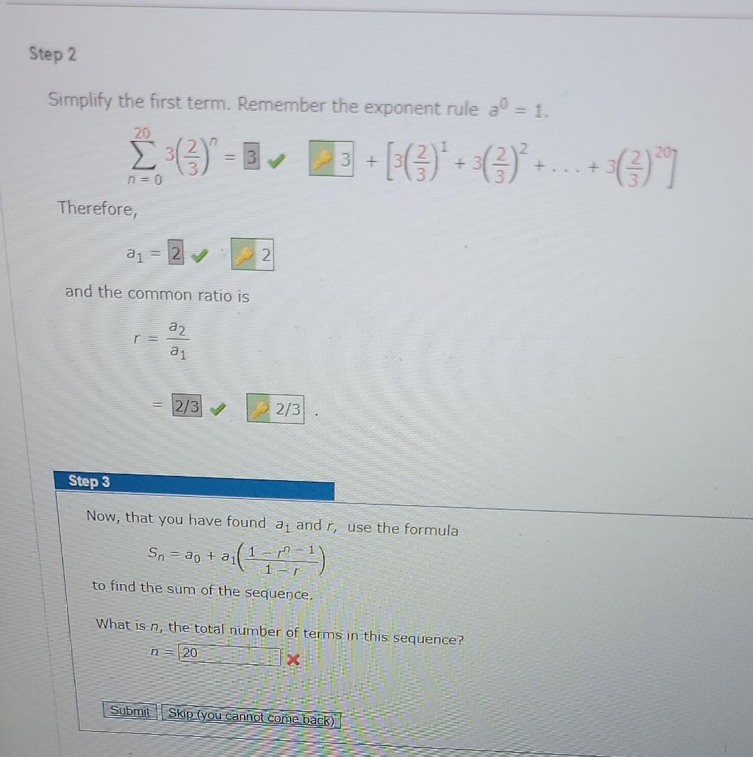 Solved Tutorial Exercise Find the sum of the finite | Chegg.com