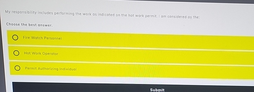 Solved My responsibility includes performing the work as | Chegg.com