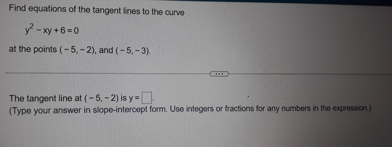 Solved Find equations of the tangent lines to the | Chegg.com