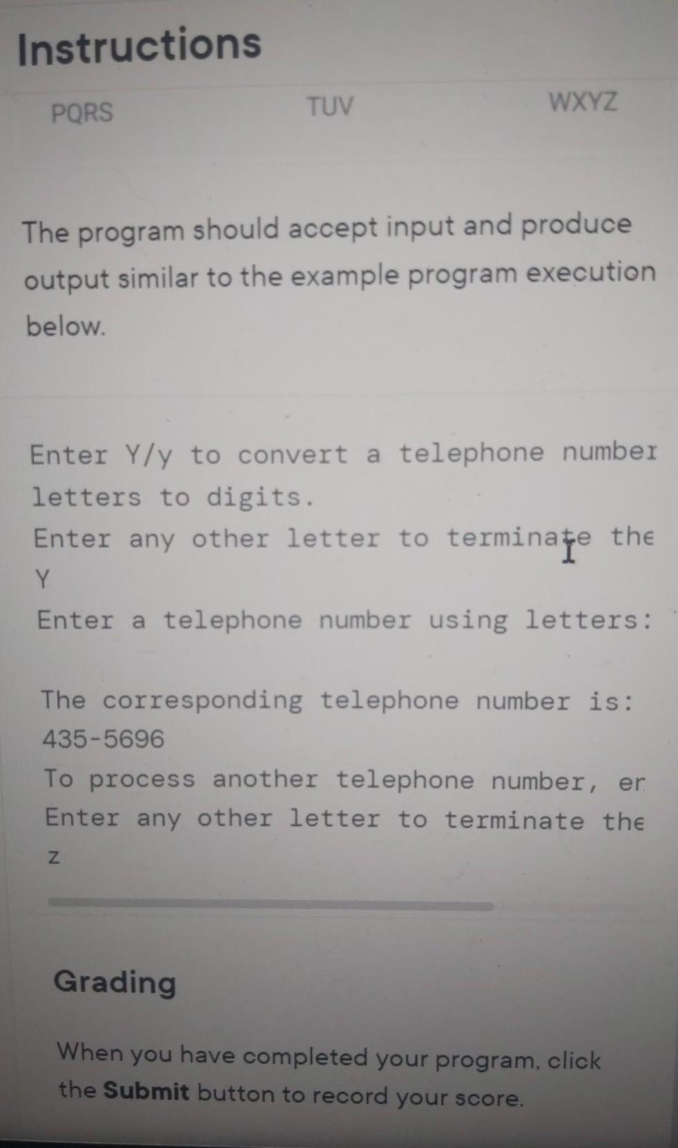 Solved Summary To make telephone numbers easier to remember, | Chegg.com