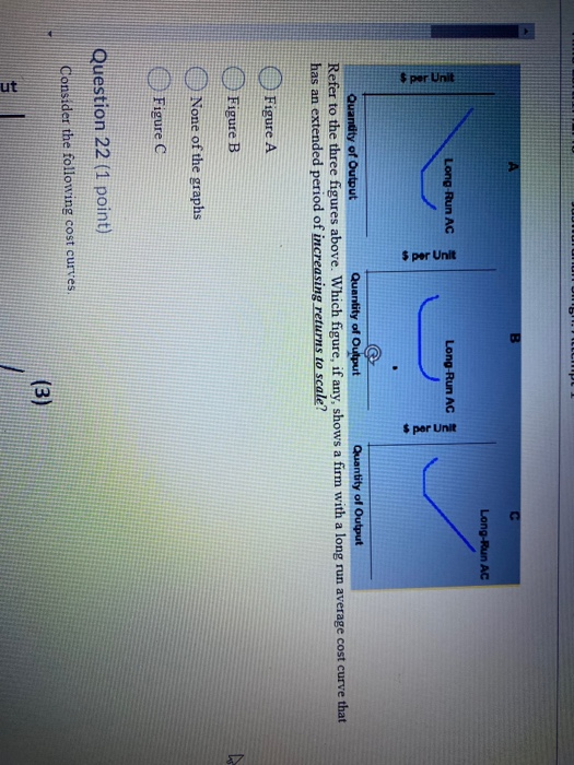 Solved . LLC A Long-Run AC Long-Run AC Long Run AC $ per | Chegg.com