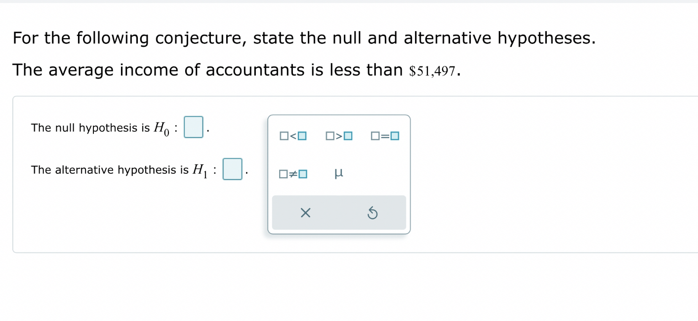 Solved For the following conjecture, state the null and | Chegg.com