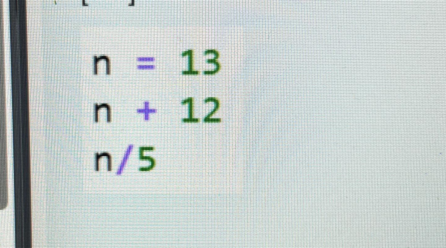 Solved n=13n+12n5 | Chegg.com