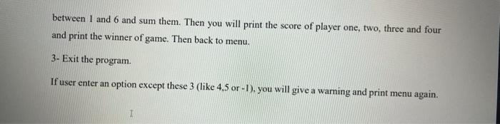 Solved 5 Write A Menu Driven Python Program There Will Be 