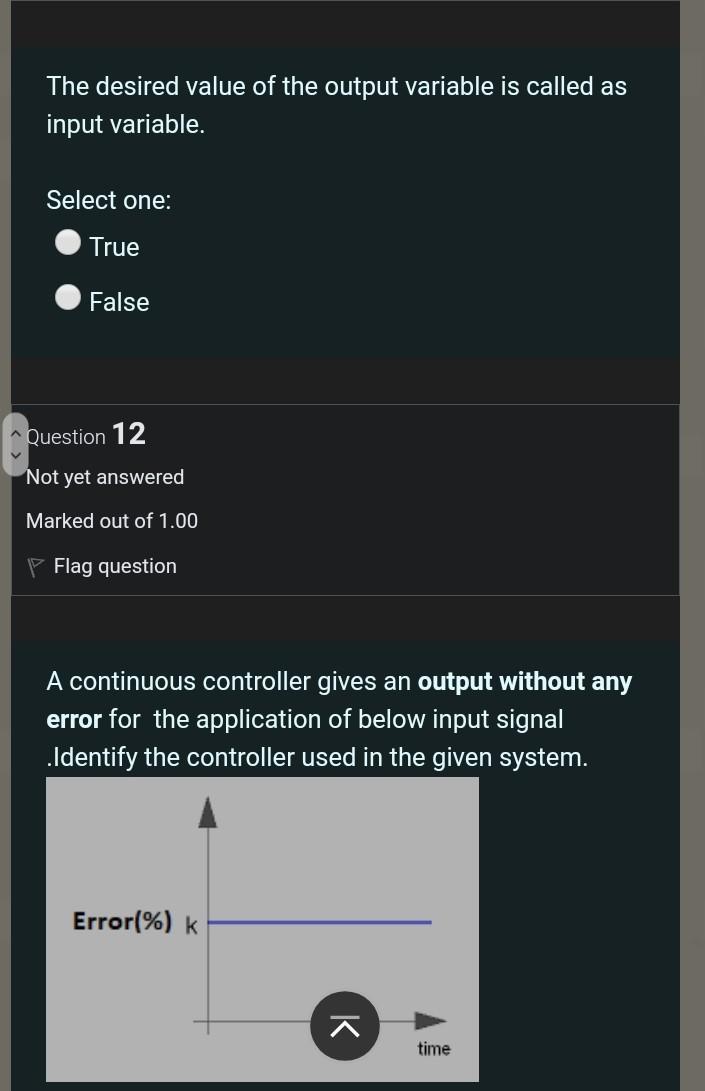 Solved The desired value of the output variable is called as | Chegg.com