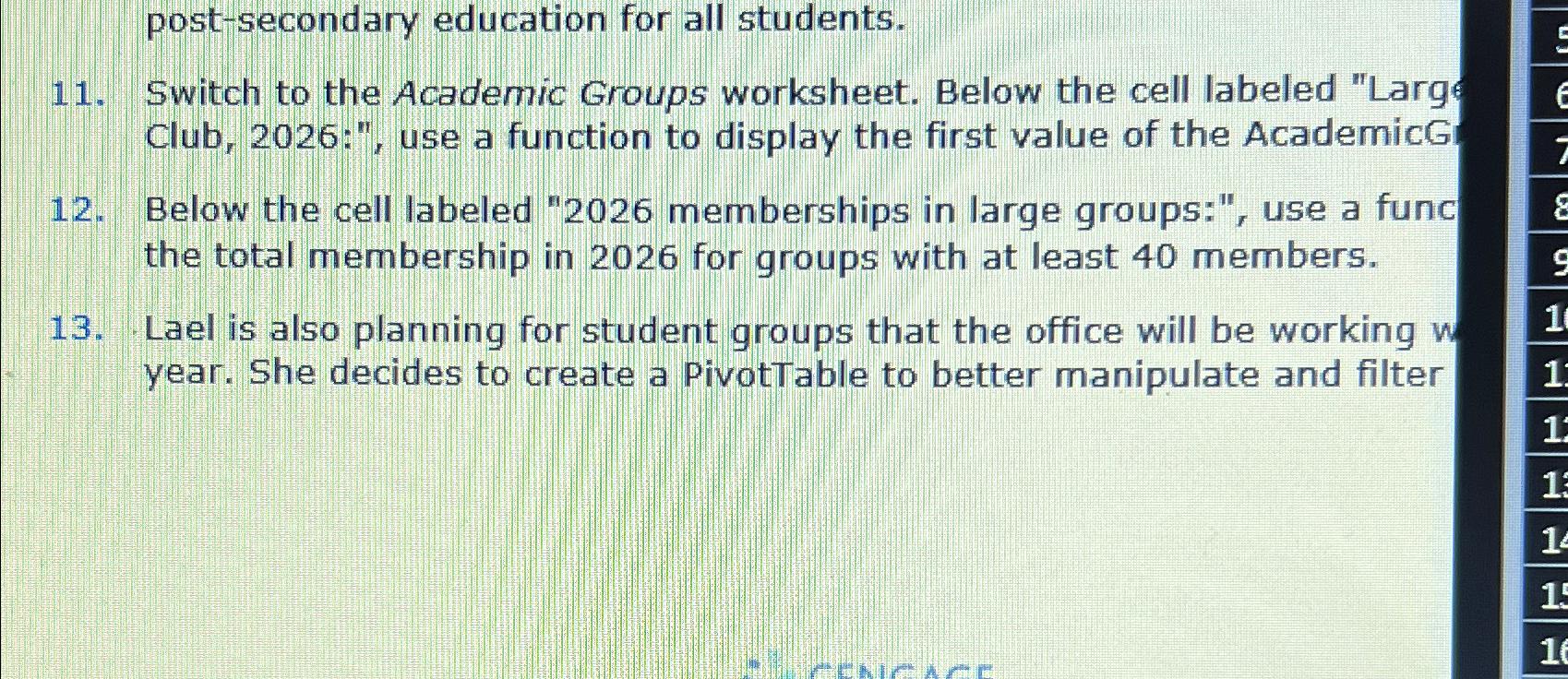 Solved post-secondary education for all students.11. ﻿Switch | Chegg.com