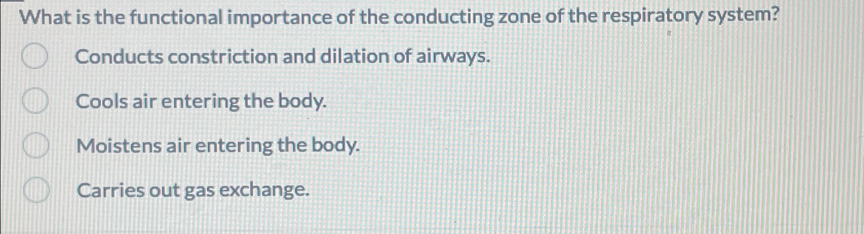 Solved What is the functional importance of the conducting | Chegg.com