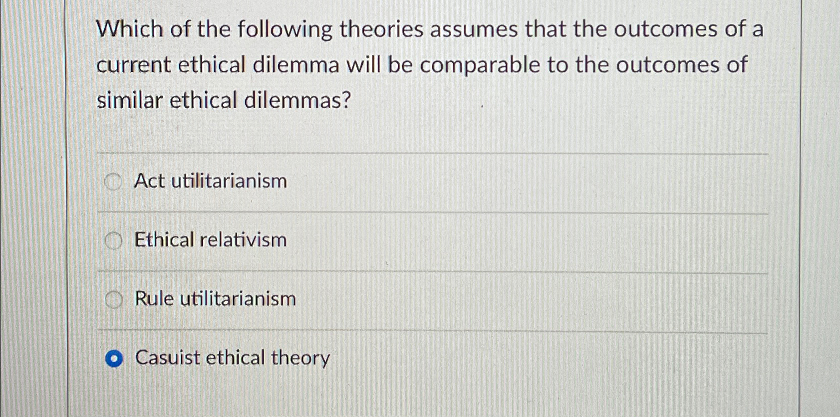 Solved Which of the following theories assumes that the | Chegg.com