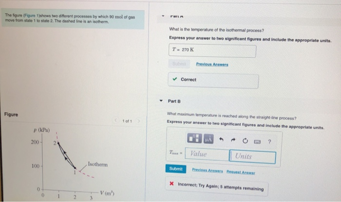 Solved The figure (Figure 1)shows two different processes by | Chegg.com