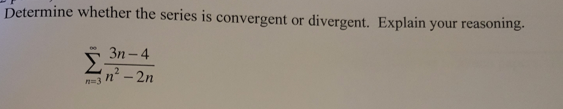 Solved Determine whether the series is convergent or | Chegg.com