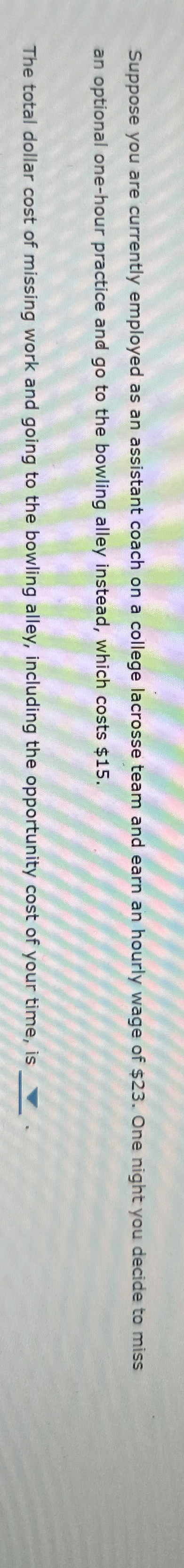 Solved Suppose you are currently employed as an assistant | Chegg.com