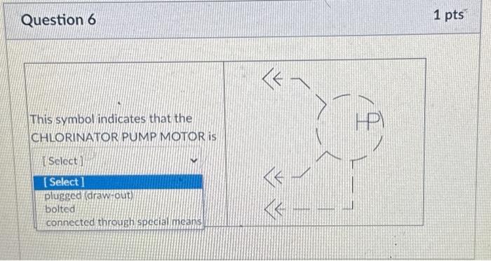Solved This symbol indicates that the CHLORINATOR PUMP MOTOR | Chegg.com