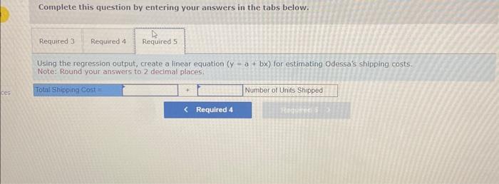 Solved Perform a least-squares regression analysis on | Chegg.com