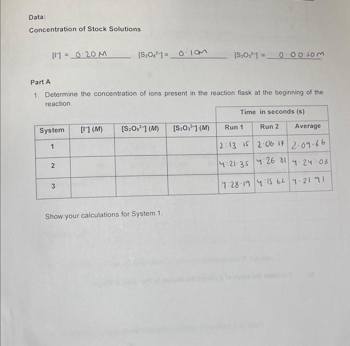 Solved i have this chemistry lab that im not sure how yo | Chegg.com