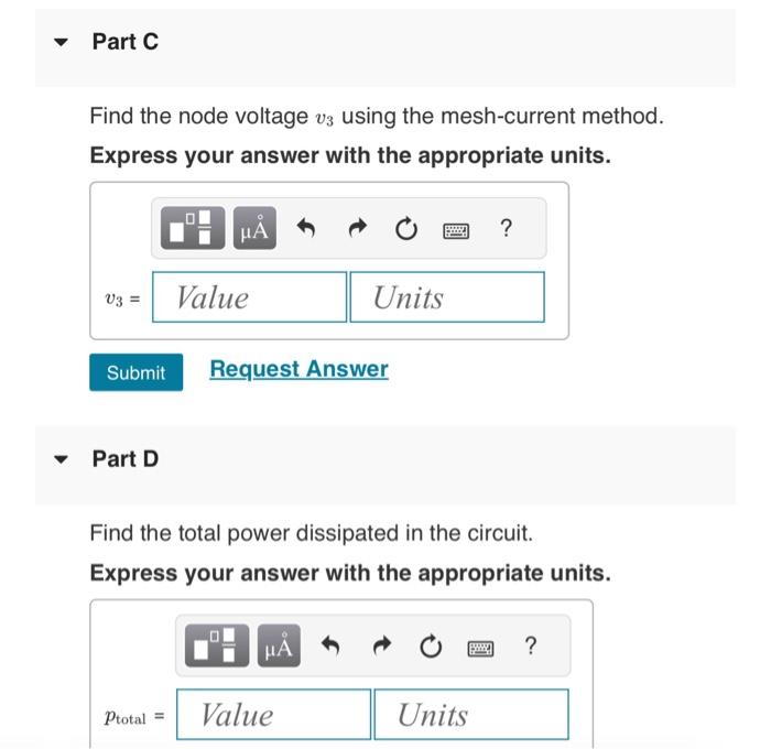 Solved Find the node voltage v1 in the circuit shown in the | Chegg.com