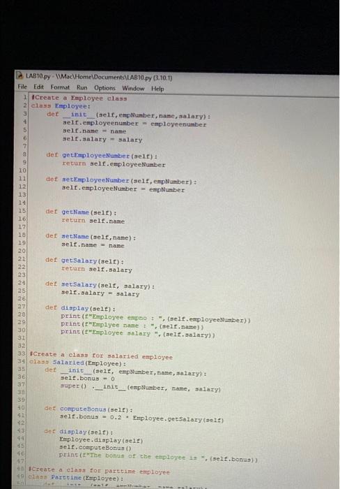 Solved LAB10 py - \\Mack Home\Documents LAB 10.py 3.10.1) | Chegg.com