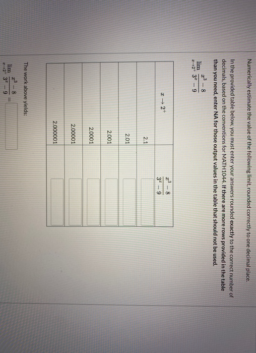 Solved Numerically estimate the value of the following | Chegg.com