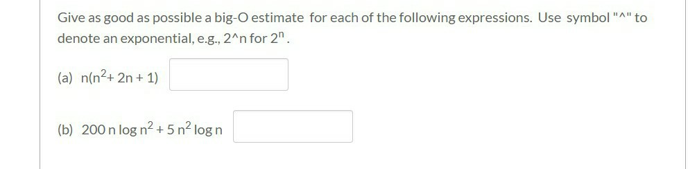Solved Give as good as possible a big-O estimate for each of | Chegg.com