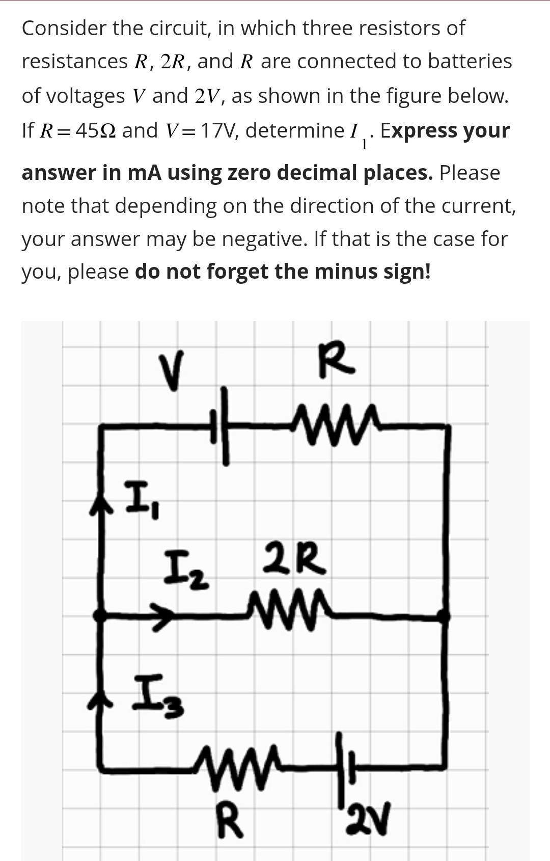 Solved Consider the circuit, in which three resistors of | Chegg.com