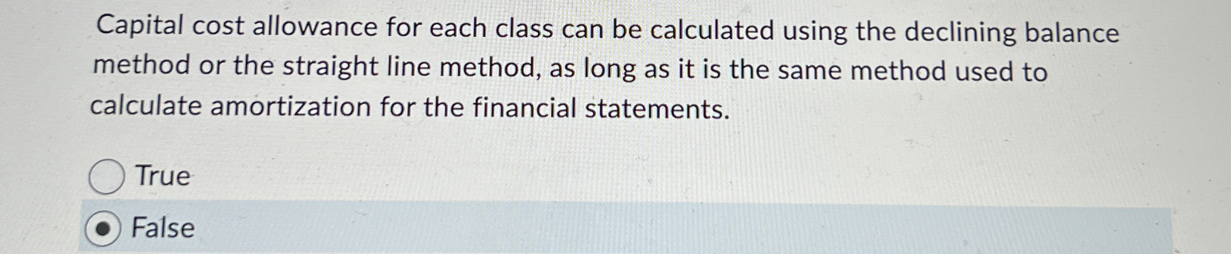 Solved Capital cost allowance for each class can be | Chegg.com