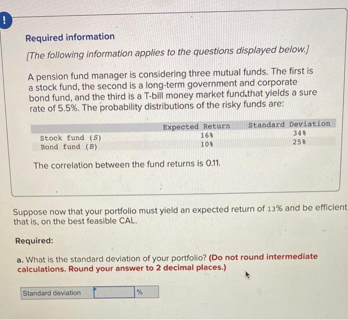 Solved Required information [The following information | Chegg.com