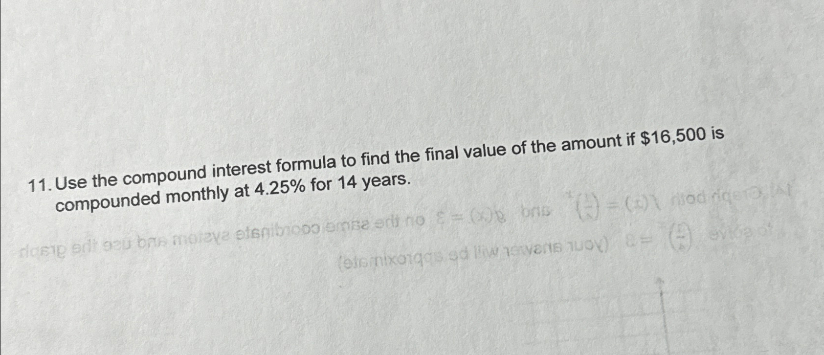 Solved Use the compound interest formula to find the final | Chegg.com