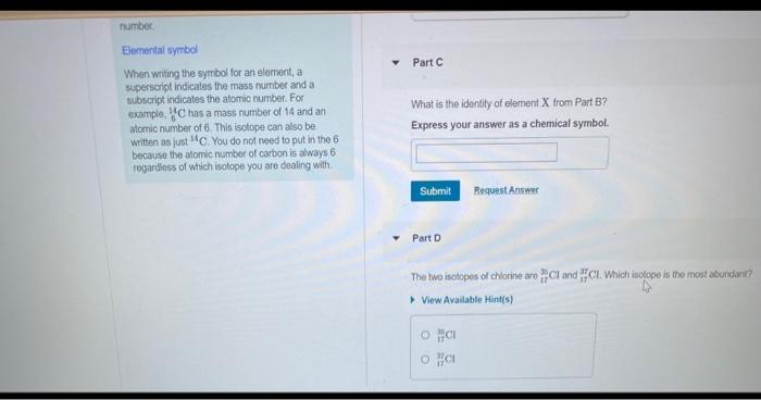 Solved A certain element X has four isotopes. - 4.350% of X | Chegg.com