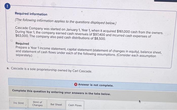 Required information [The following information | Chegg.com