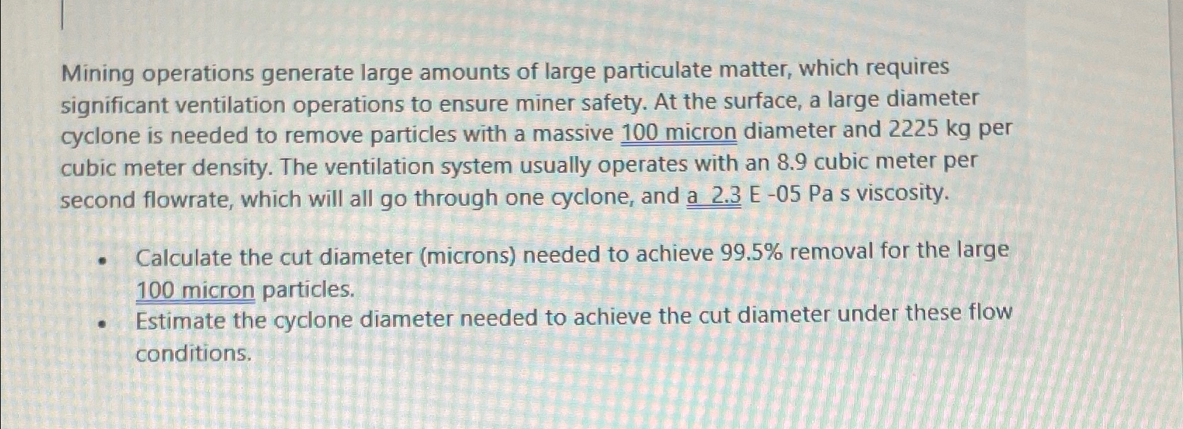 Mining operations generate large amounts of large | Chegg.com
