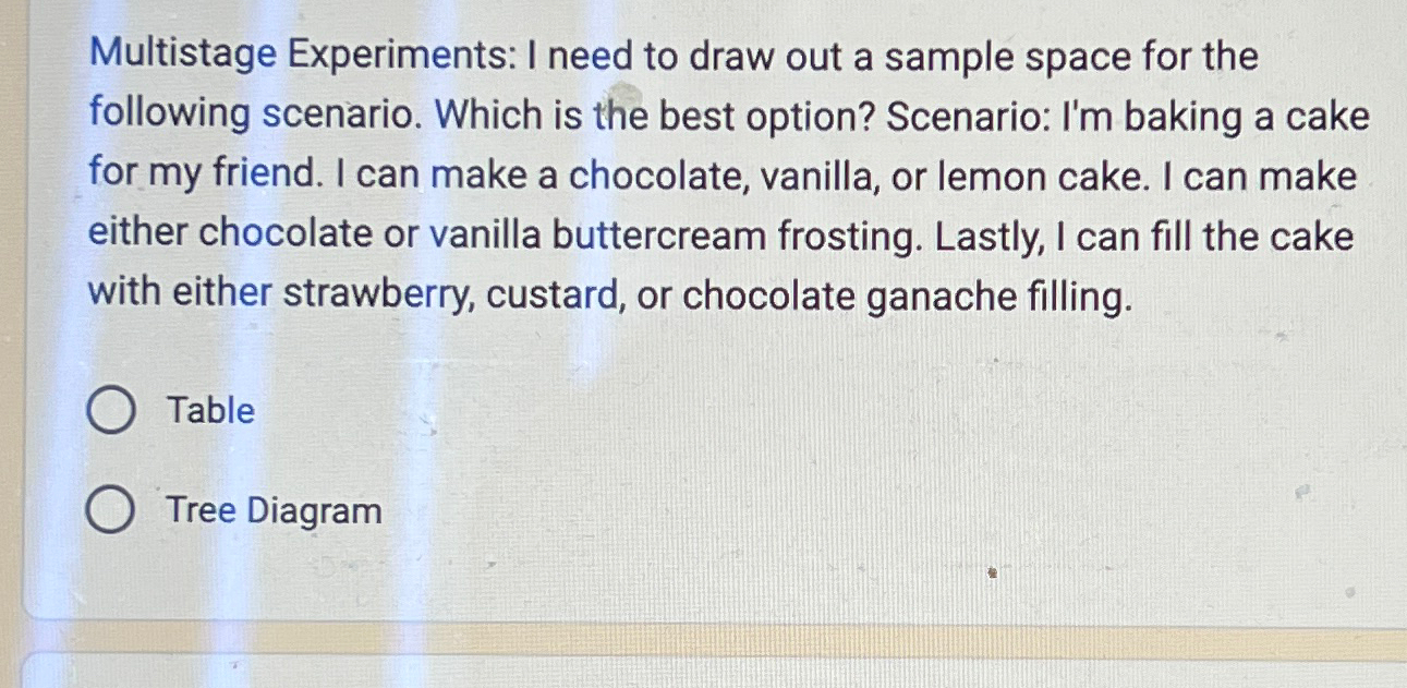 Solved Multistage Experiments I Need To Draw Out A Sample