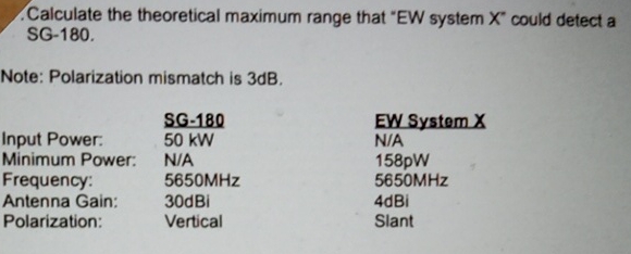 Solved Calculate the theoretical maximum range that "EW | Chegg.com
