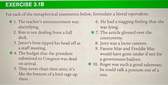 Solved your window. For each pair of sentences that follow, | Chegg.com