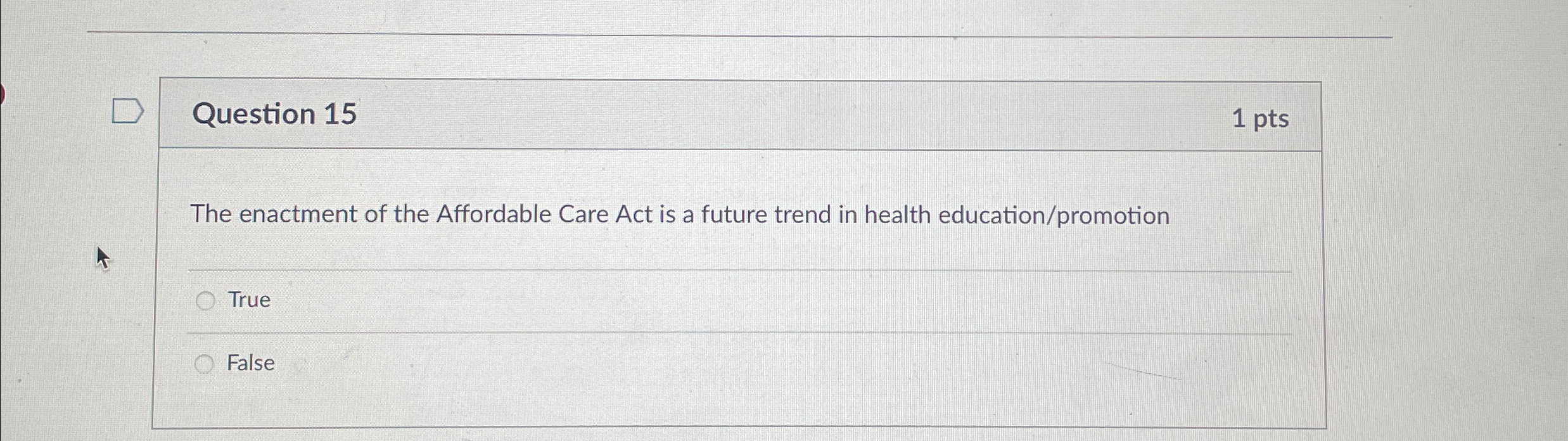 Solved Question 151 ﻿ptsThe enactment of the Affordable Care | Chegg.com
