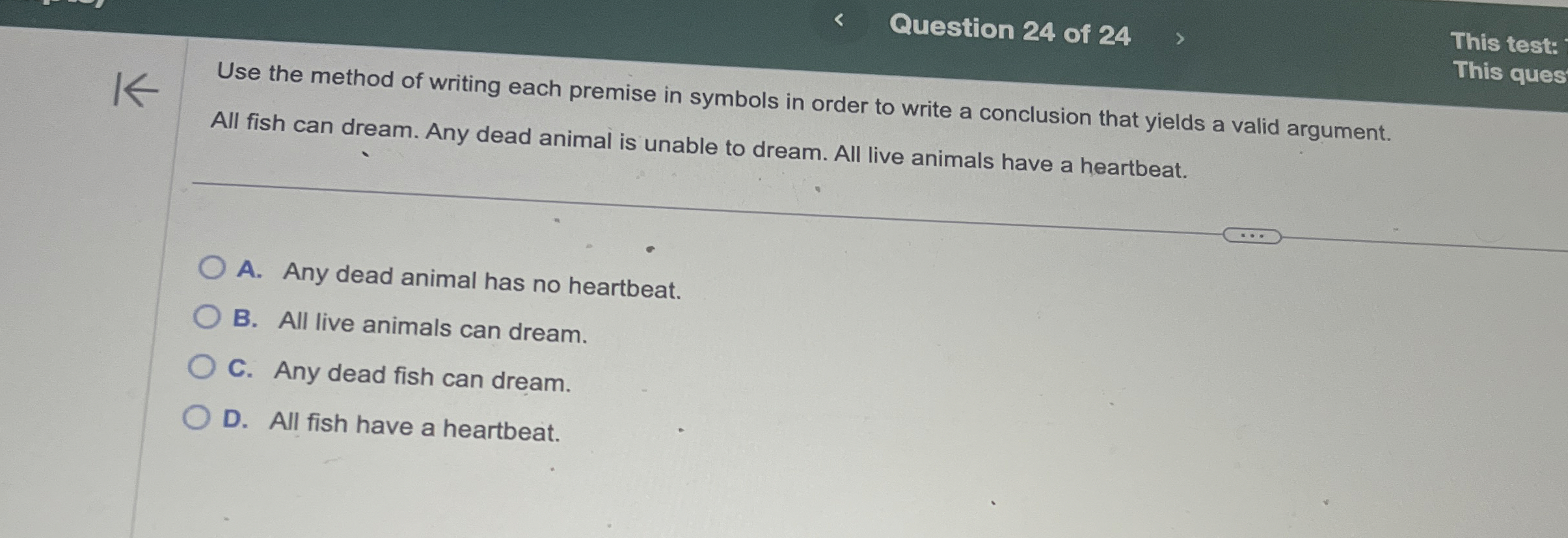 Solved Question 24 ﻿of 24Use the method of writing each | Chegg.com