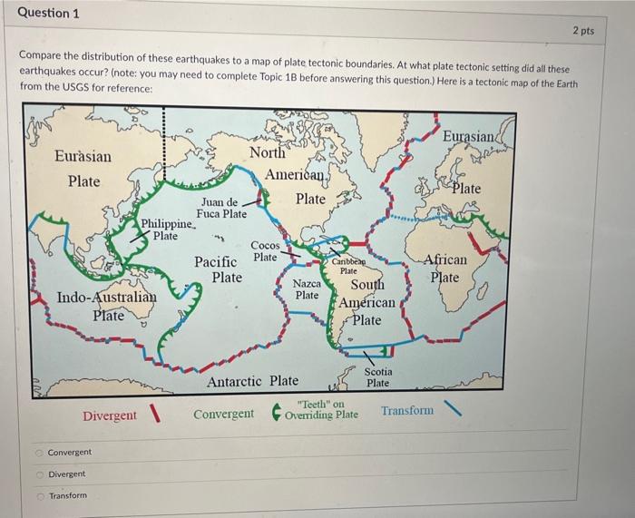 Solved This map shows all the earthquakes with M≥8 | Chegg.com