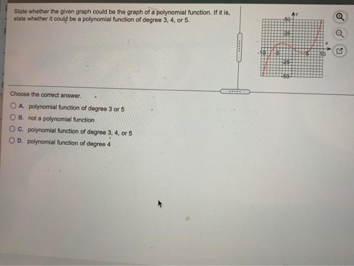 Solved State whether the given graph could be the graph of a | Chegg.com