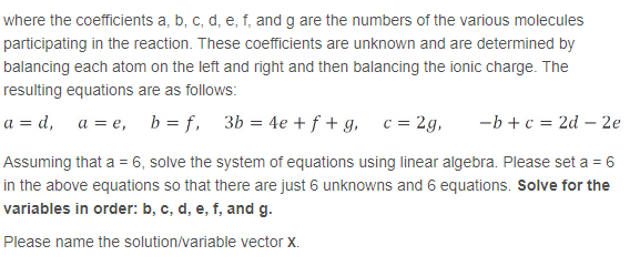 where the coefficients a,b,c,d,e,f, ﻿and g ﻿are the | Chegg.com