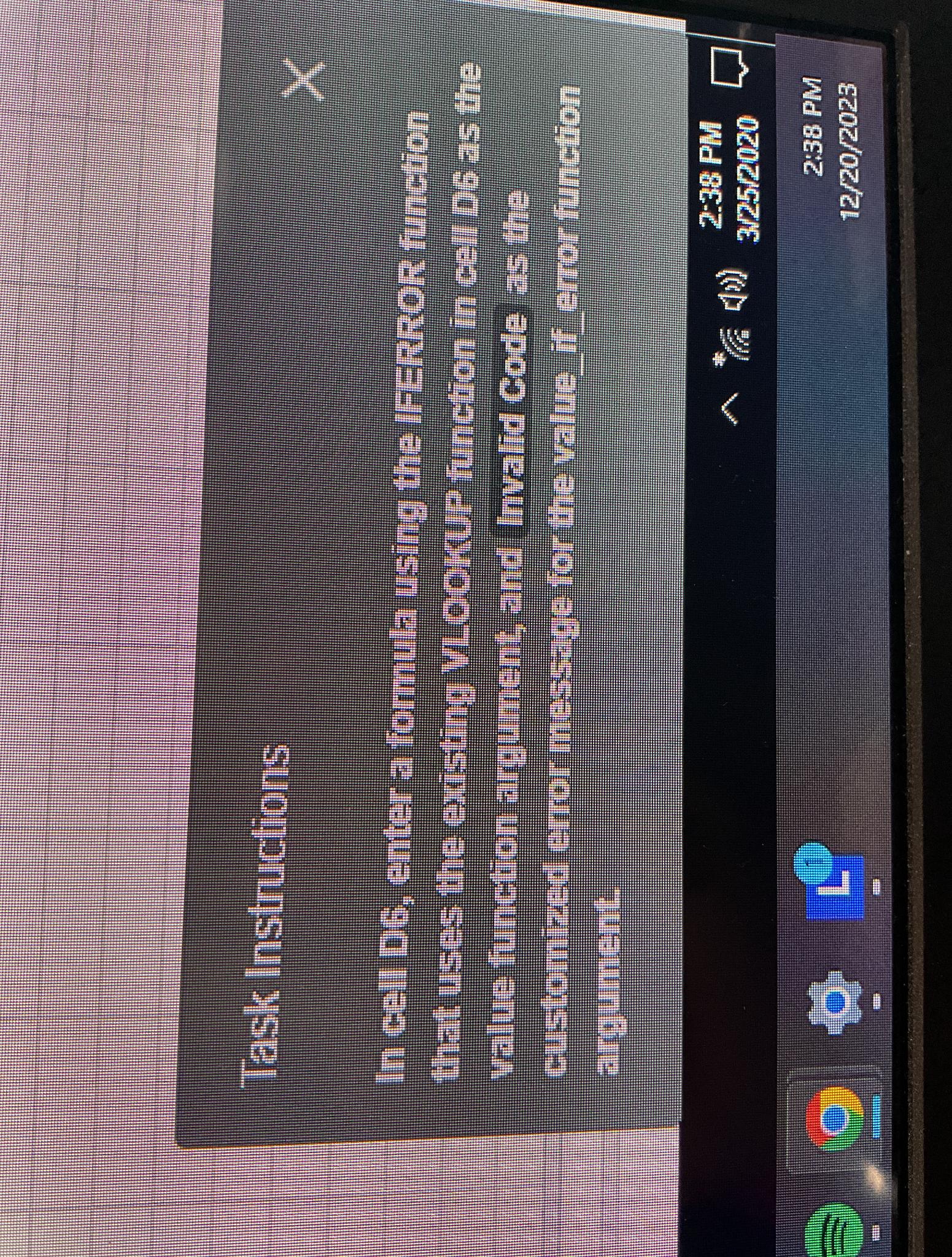 Solved Task InstuctionsIn cell D6, ﻿cuter a formula using | Chegg.com