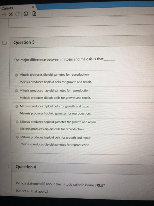 Solved Canvas → XCO Question 3 The major difference between | Chegg.com