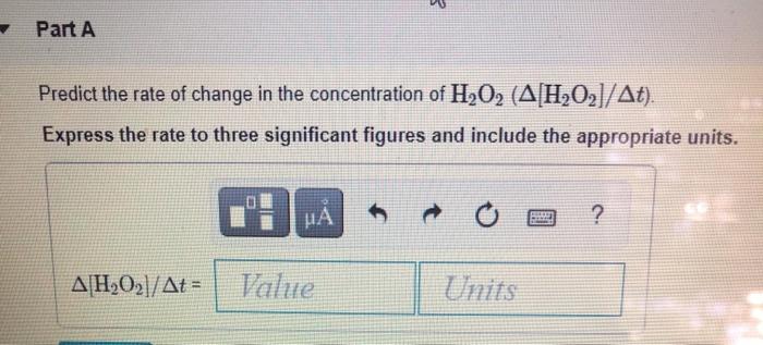 Solved Consider the balanced chemical equation. H2O2 (aq) | Chegg.com