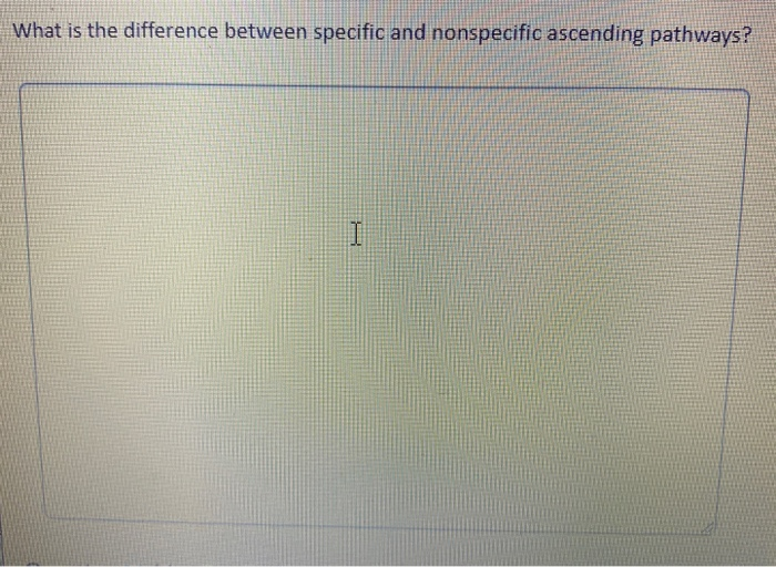 Solved What is the difference between specific and | Chegg.com