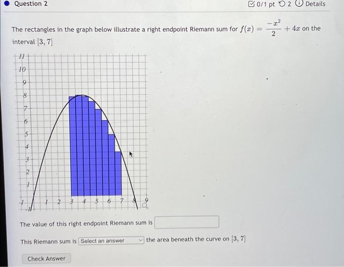 Solved The rectangles in the graph below illustrate a right | Chegg.com