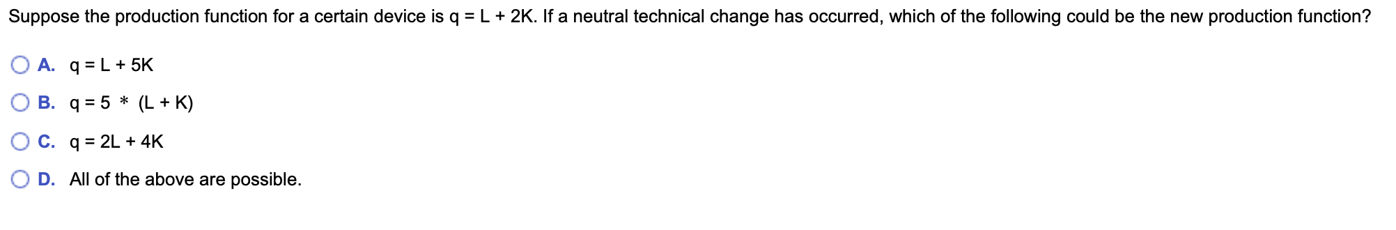 Solved Suppose the production function for a certain device | Chegg.com