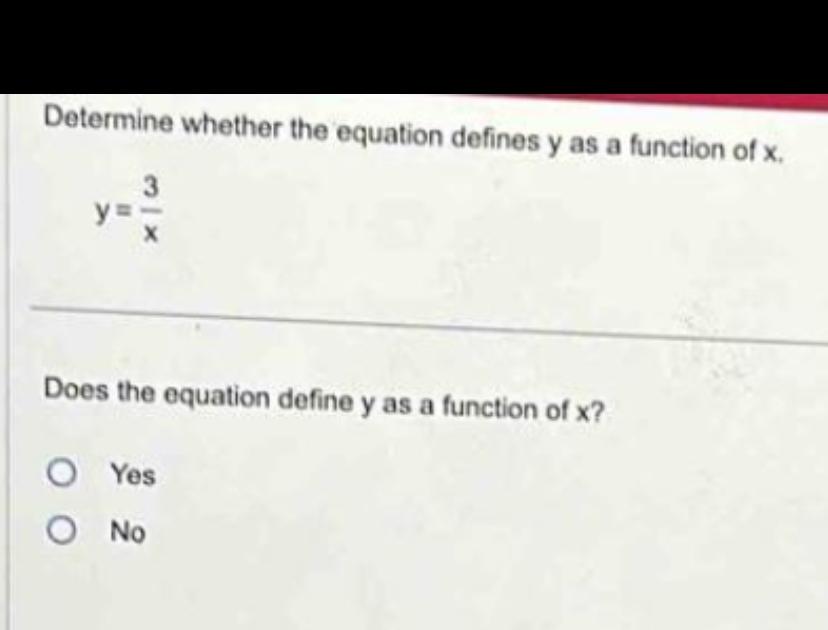 Solved Determine whether the equation defines y ﻿as a | Chegg.com