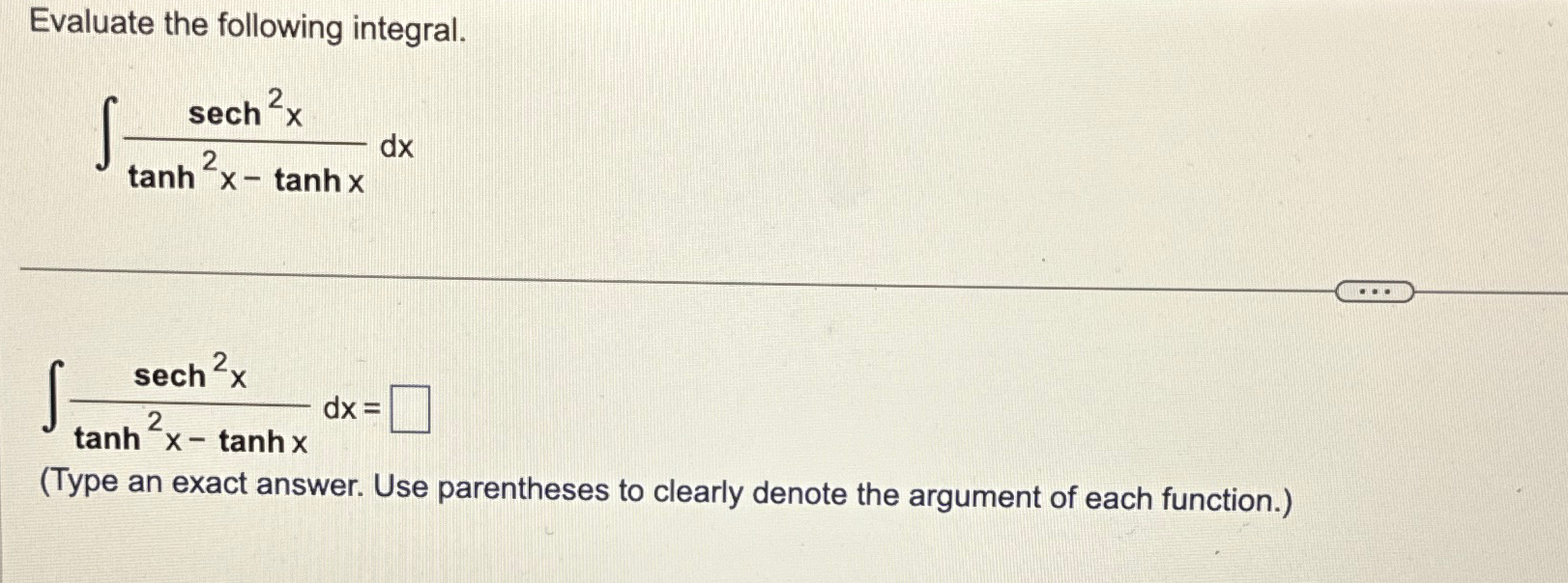 Solved Evaluate the following | Chegg.com