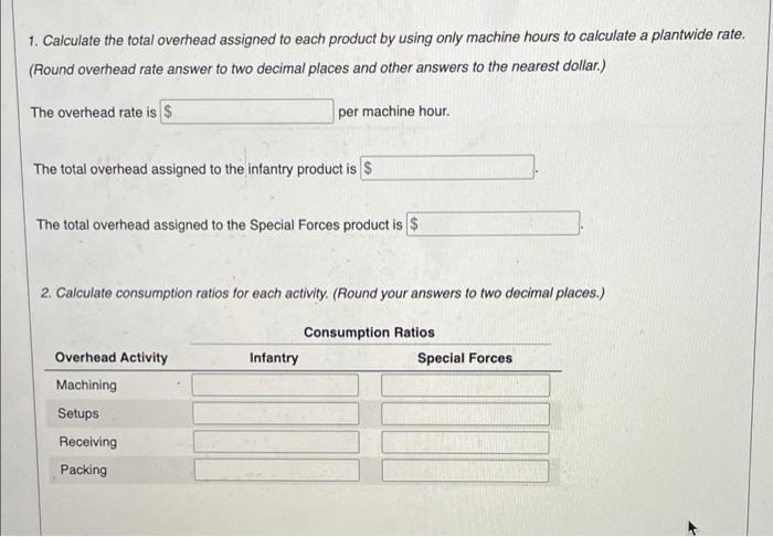 Solved Instructions Tristar Manufacturing produces two types | Chegg.com