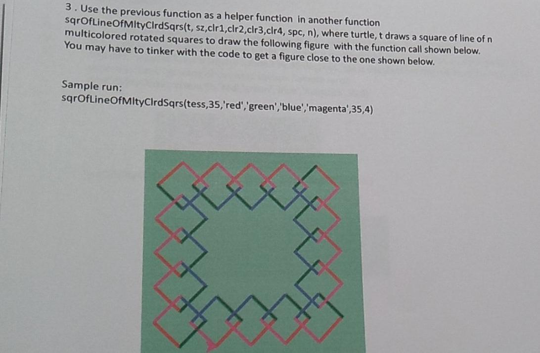 Solved import turtle wn - turtle. Screen() | Chegg.com