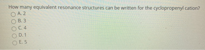 Solved How many equivalent resonance structures can be | Chegg.com